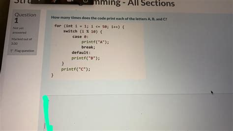 solved mming all sections question how many times does the