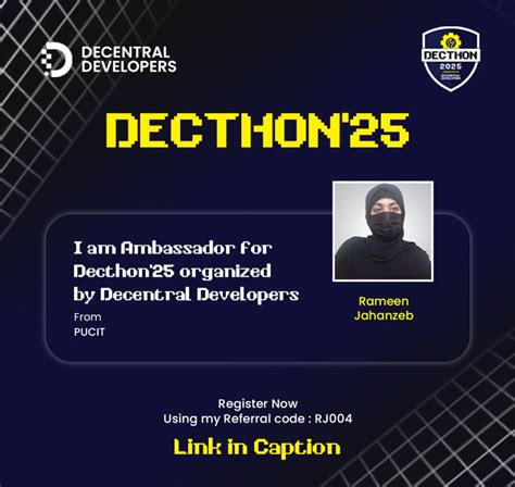 Decthon25 Decentraldevelopers Techhackathon Innovation
