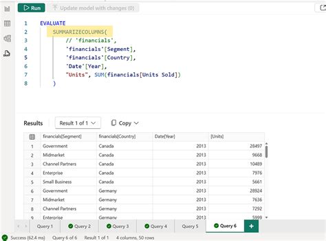 dax query 101 get and analyze data with evaluate filter