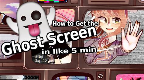 Doki Doki Literature Club How To Get The Ghost Screen Youtube