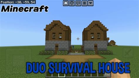 Duo Survival House Minecraft Youtube