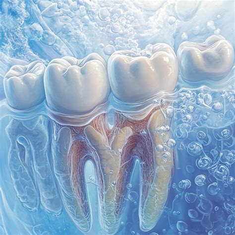 An Illustration Showing The Healing Process After A Tooth Extraction Premium Ai Generated Image
