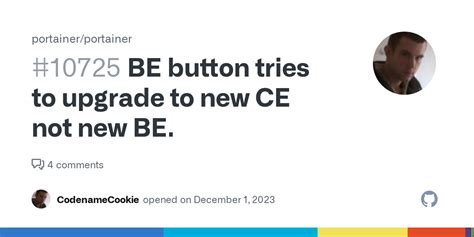 Be Button Tries To Upgrade To New Ce Not New Be · Issue 10725