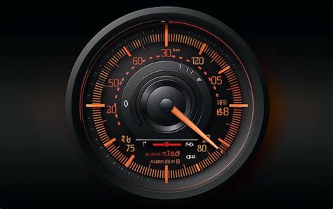 Premium Photo Car Speedometer Dashboard Icon Speed Meter Vector