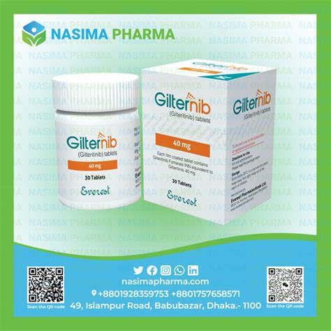 Gilternib 40 Mg Gilteritinib Nasima Pharma