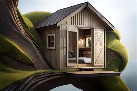 Premium AI Image A Miniature House