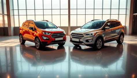 Ford Ecosport Vs Escape Compare Suvs Now