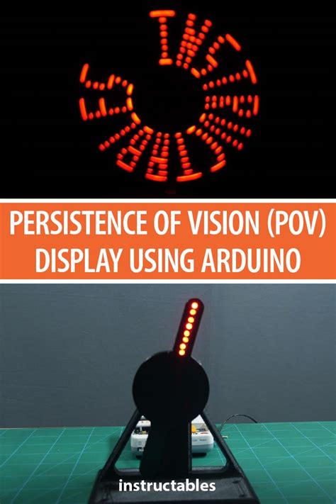 Persistence Of Vision Pov Display Using Arduino Arduino