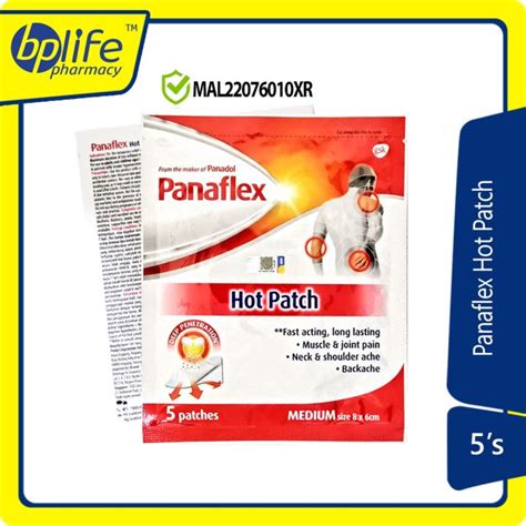 Panaflex Hot Patch 5s Lazada