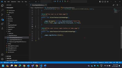 How To Debug Net C Specflow Project In Vs Code Ds