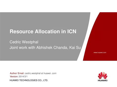 Ppt Resource Allocation In Icn Powerpoint Presentation Free Download Id2185879