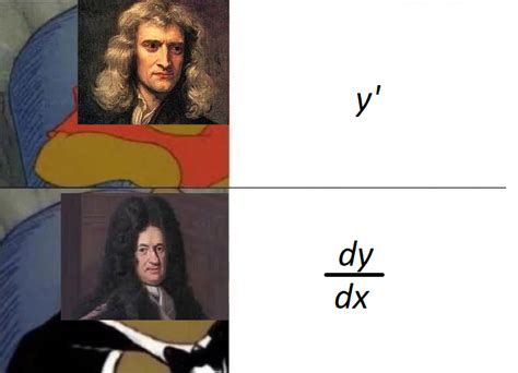 Leibniz Notation Newton Notation R Dankmemes