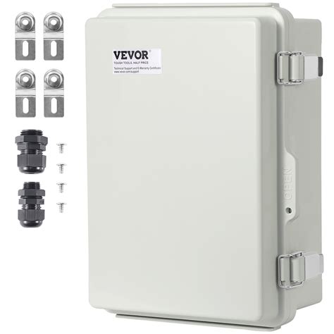 Vevor Caja De Conexiones Eléctricas Cubierta Con Bisagras Para Caja Eléctrica De Plástico Abs