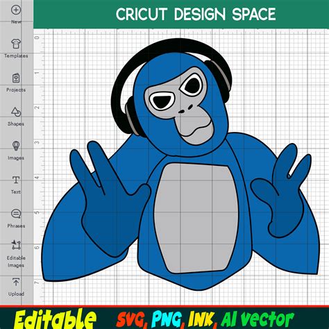 Gorilla Tag Svg Png Gorilla Tag Ink Coloring Page Printabl Inspire Uplift