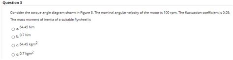 Solved Question Consider The Torque Angle Diagram Shown In Chegg