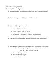 Pre Laboratory Questions 4 Pdf PRE LABORATORY QUESTIONS Due Before Laboratory Experiment 1