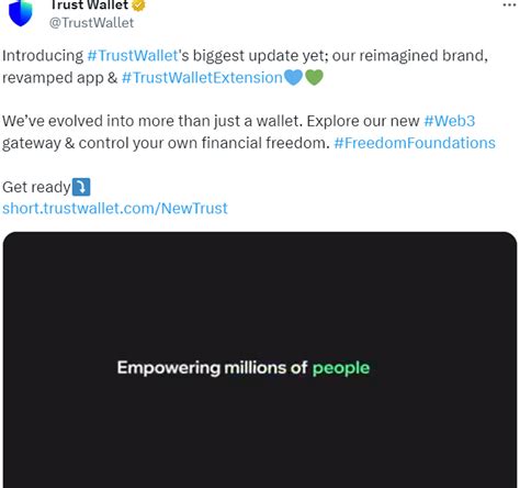 Trust Wallet Unveils A Rebrand And A Refined Interface To Enhance Web3