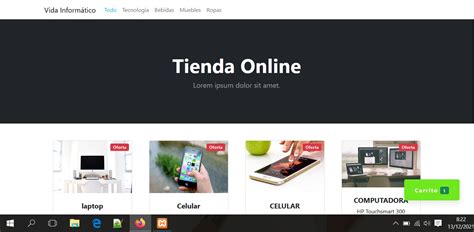 tienda online básico php y mysql informática y programación