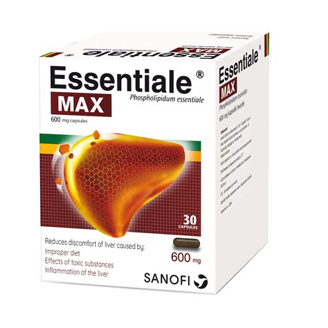 Essentiale Max 600mg Liver Support 30 Capsules Naturima