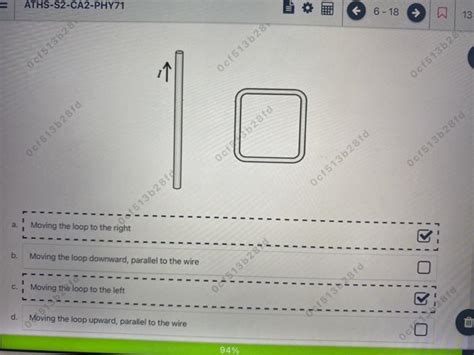 Solved A Loop Of Wire Is Placed Near A Very Long Wire Chegg