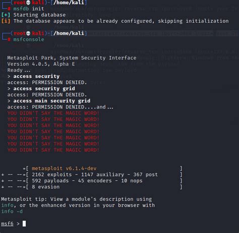 Using Metasploit On Windows