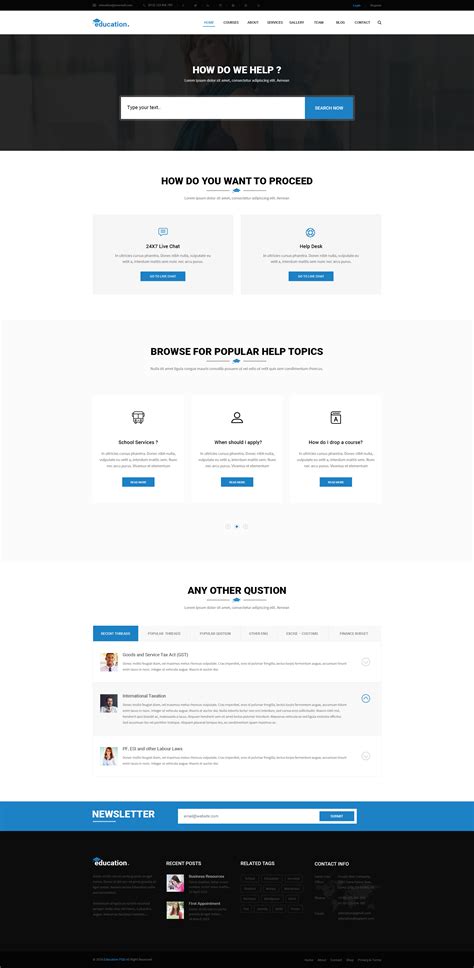 Education Learning Bootstrap Psd Template By Webstrot Themeforest