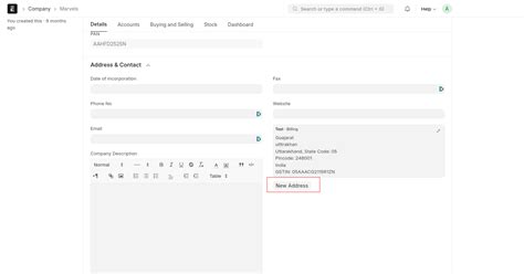 unable to update gst of multiple branches on same company india
