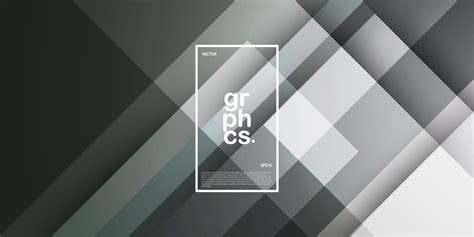 Abstract Grey Background Basic Geometric Square Overlap With Shadow Eps10 Vector Illustration