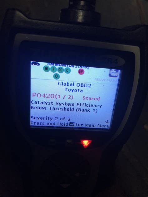 Toyota Tacoma Check Engine Light Code P0420 Shelly Lighting