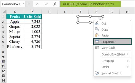Combo Box In Excel How To Create Examples And Excel Template