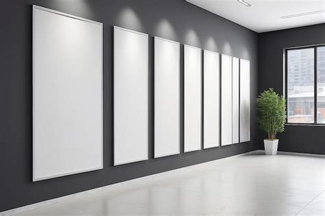 Premium Photo Office Directory Mockup With Blank White Empty Space