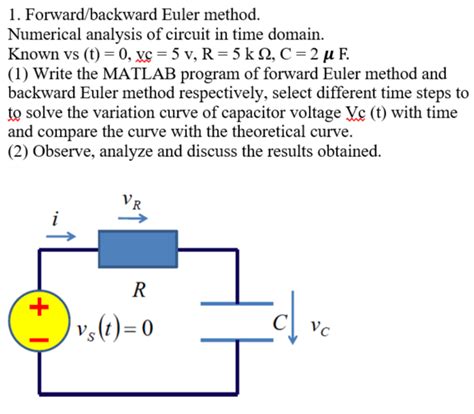 1 Forwardbackward Euler Method Numerical Analysis