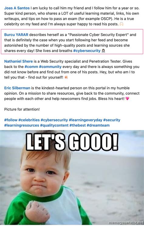 Burcu Yarar On Linkedin Cybersecurity Experience Suggestions Happyfriday Passion Hacking