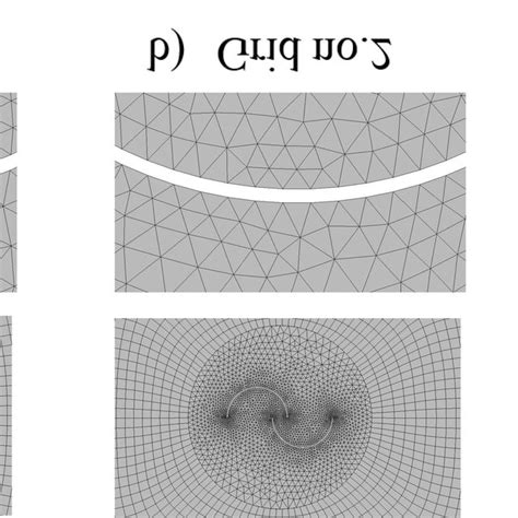 visualisation of numerical grids with different levels of elements