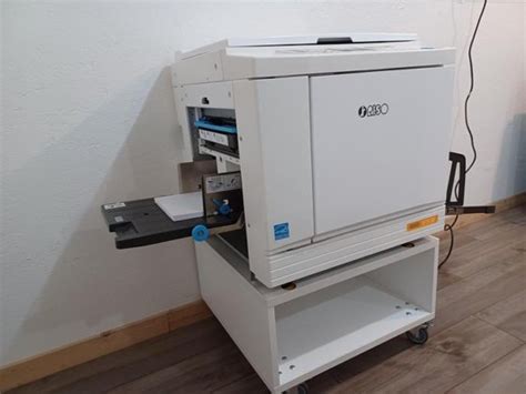 Riso Sf5130 Digital Duplicator With Usb Print Black Drum And Stand