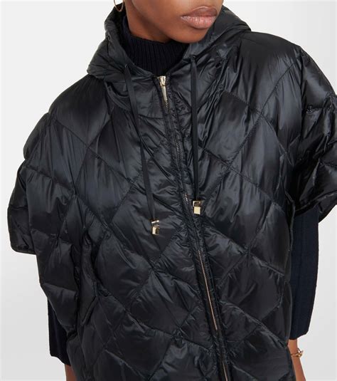 Max Mara The Cube Treman Quilted Puffer Cape Max Mara