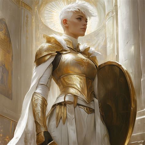 Female Aasimar Paladin In 2025 Dungeons And Dragons Characters