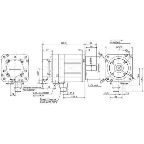 Hf H154bs A51 Ac Servo Motors Mitsubishi Electric Mitsubishi