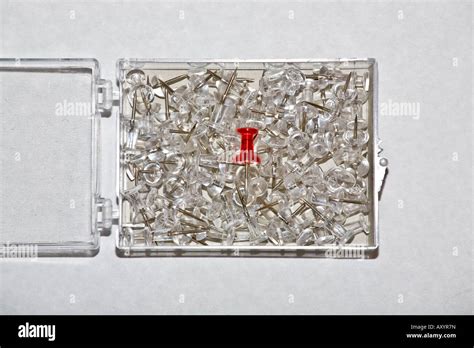 Clear Push Pins Hi Res Stock Photography And Images Alamy