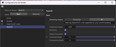 Warning Redshift Rt Is Not Supported On Your Current Hardware Rredshiftrenderer
