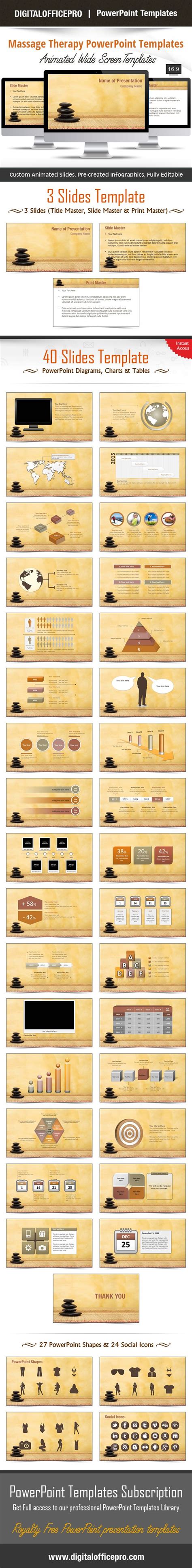 Massage Therapy Powerpoint Template Backgrounds Powerpoint Templates