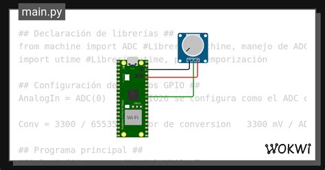 05 Entrada Analogica Wokwi Esp32 Stm32 Arduino Simulator
