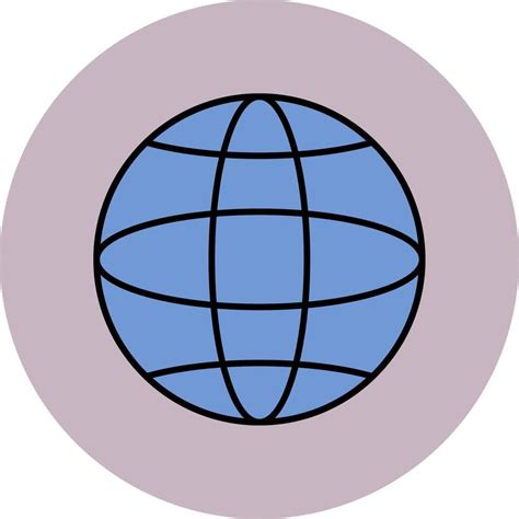 Global Line Filled Multicolour Circle Icon 37776283 Vector Art At Vecteezy