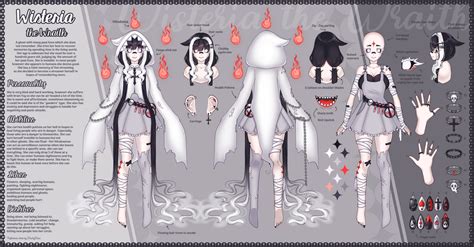 Wisteria The Wraith 】🤍 Design And Reference Sheet Reveal 🤍 R