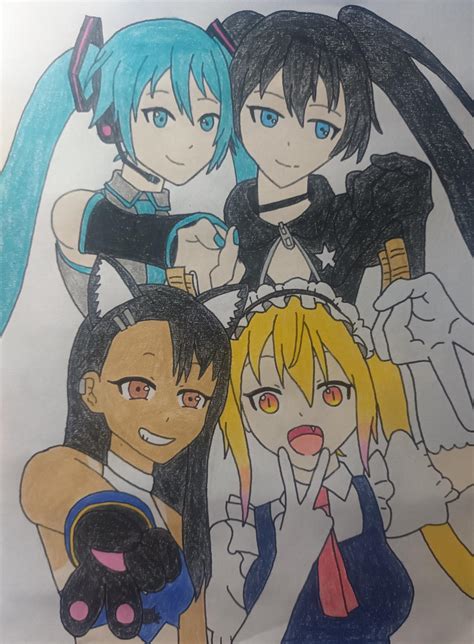 Miku And Her Friends By Cristalzilla On Deviantart