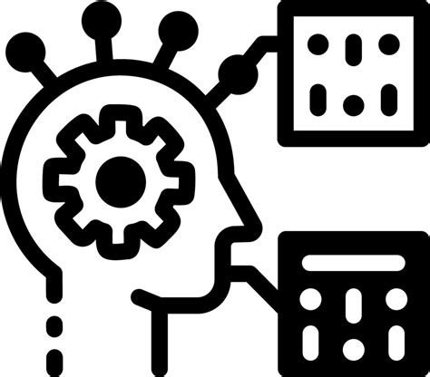 Glyph Icon Of Machine Learning Algorithm Concept 66386305 Vector Art At