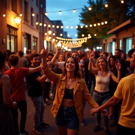 Free Urban Night Celebration Image Celebration Nightlife