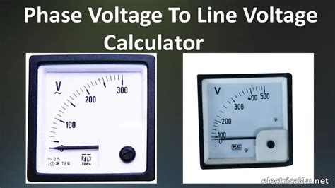 Phase Voltage To Line Voltage Conversion Calculator Electrical4u