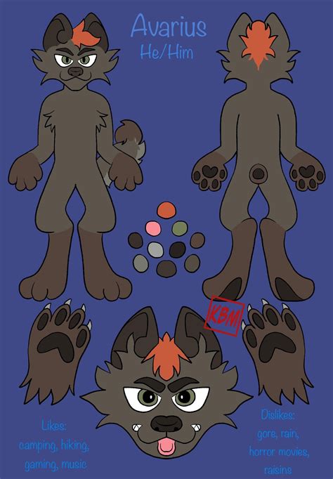 Custom Character Reference Sheet Etsy