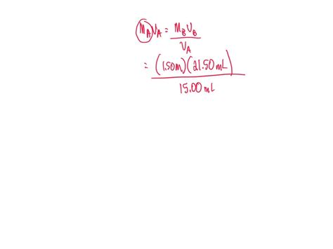 SOLVED: A 15.00 mL solution of phosphoric acid (H3PO4) was titrated with 1.50 M NaOH. If it took ...